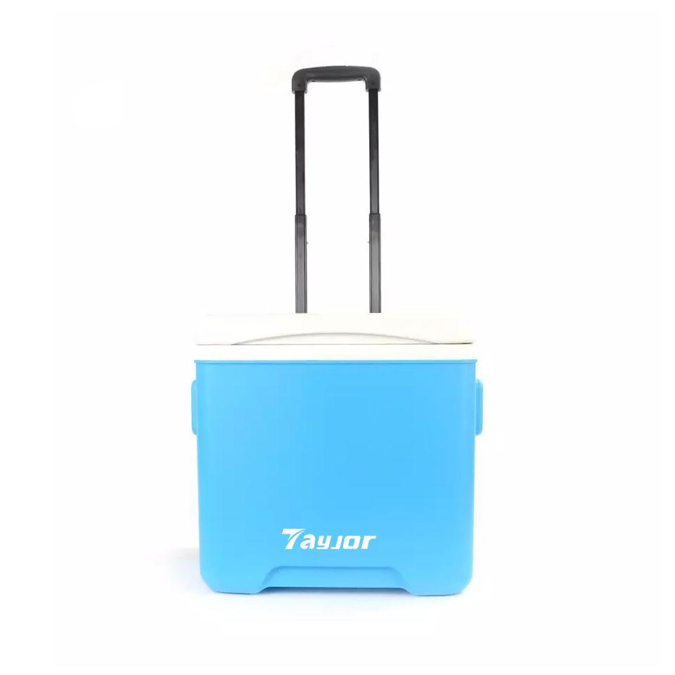Plastic Cooler Box With Wheel 30L - TAYJOR OUTDOOR