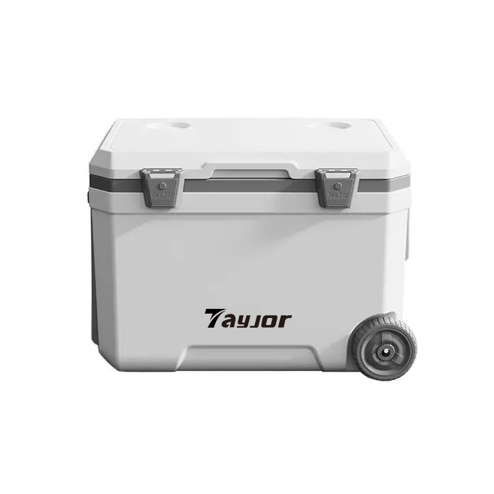 Plastic Ice Box with wheel For Camping 45L - TAYJOR OUTDOOR
